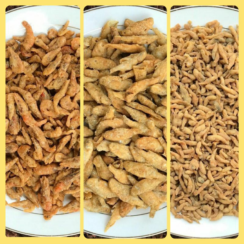 Jual 200 gram Keripik Wader Krispi / Cetul Cetol Cethol Tetol Teri Nasi ...