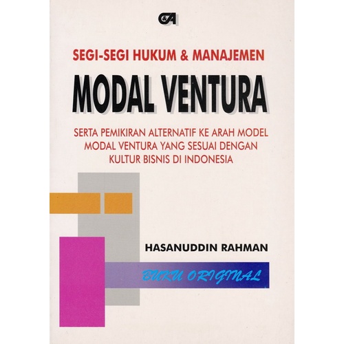 Jual Buku Segi-Segi Hukum dan Manajemen Modal Ventura serta Pemikiran Alternatif Arah Model ...