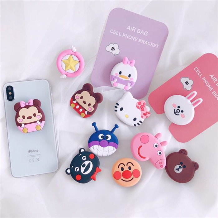 Jual Pop Socket Karakter Cartoon 3D Phone Holder Aksesoris Hp Popsocket ...