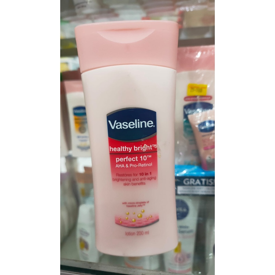 Jual Vaseline Healthy Bright Perfect 10™ Lotion | Shopee Indonesia