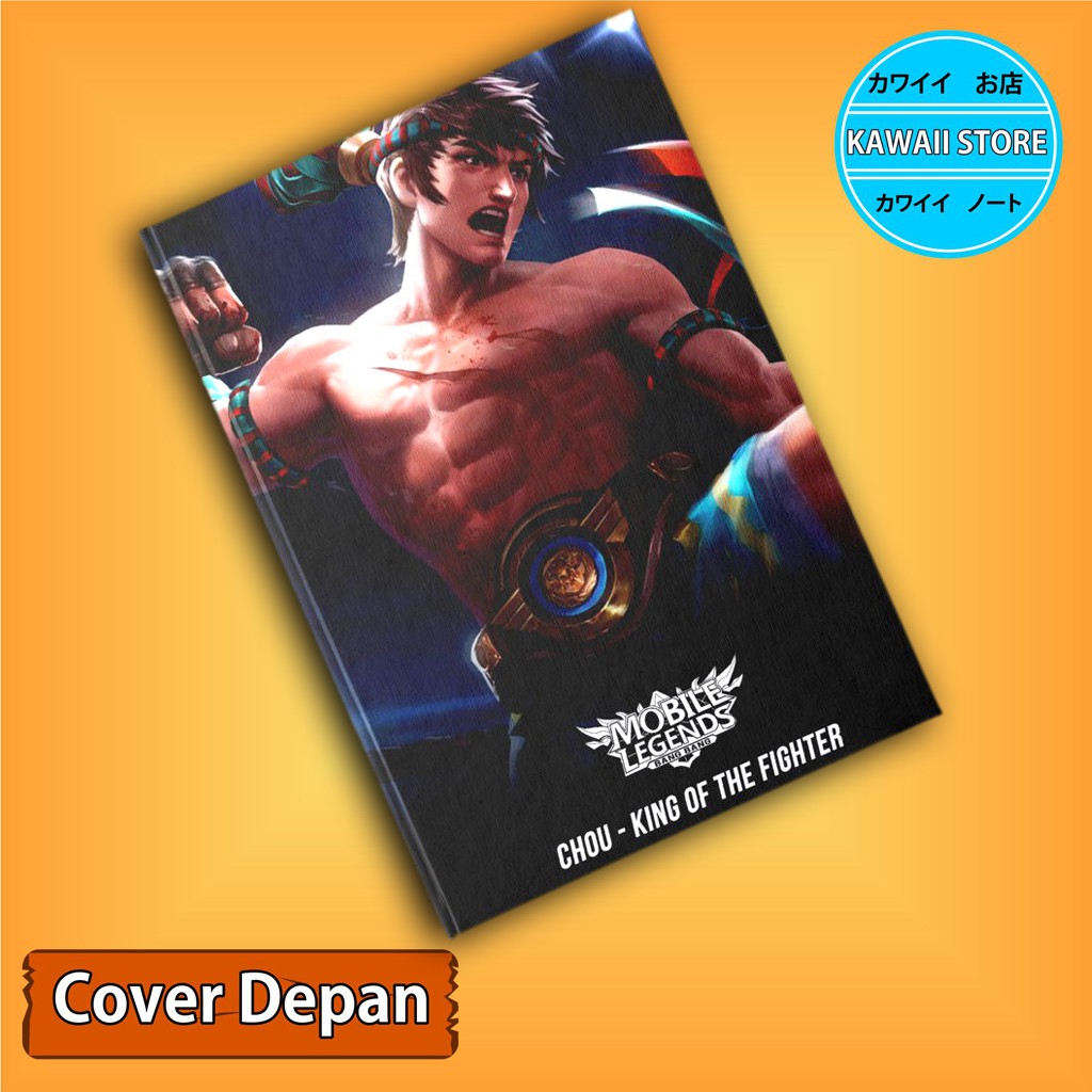 Jual Notebook / Pocket book Hard Cover Game MLBB CHOU - KING OF THE ...