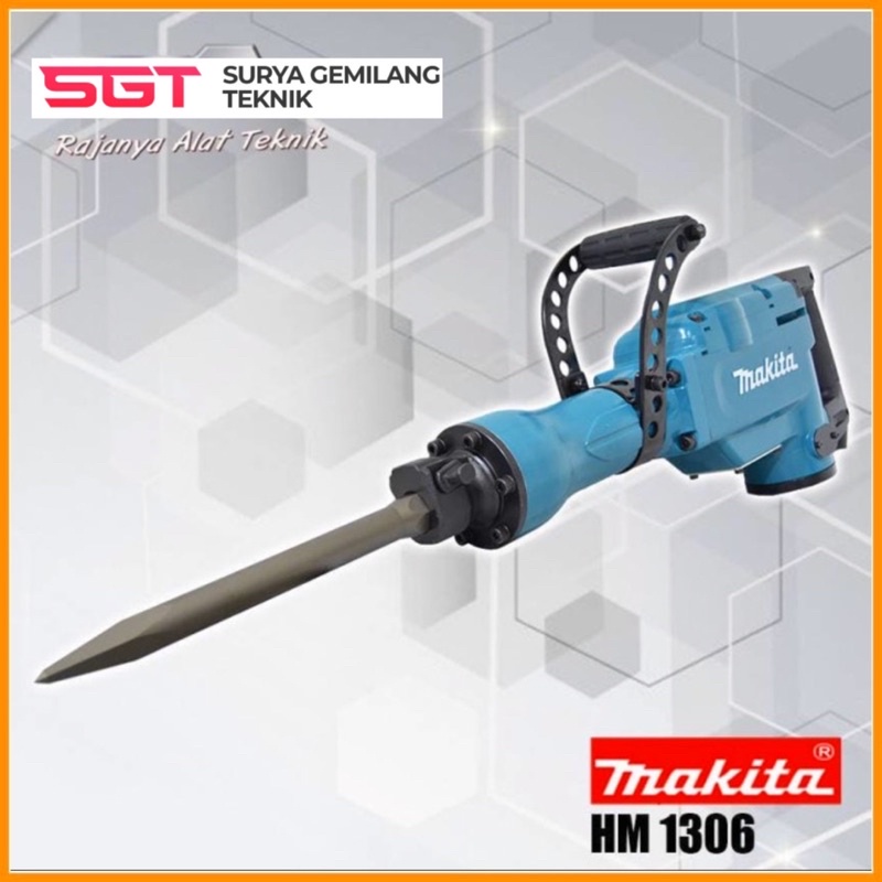 Jual Mesin Bobok Beton Tembok Jack Hammer Makita HM 1306 Original | Shopee Indonesia