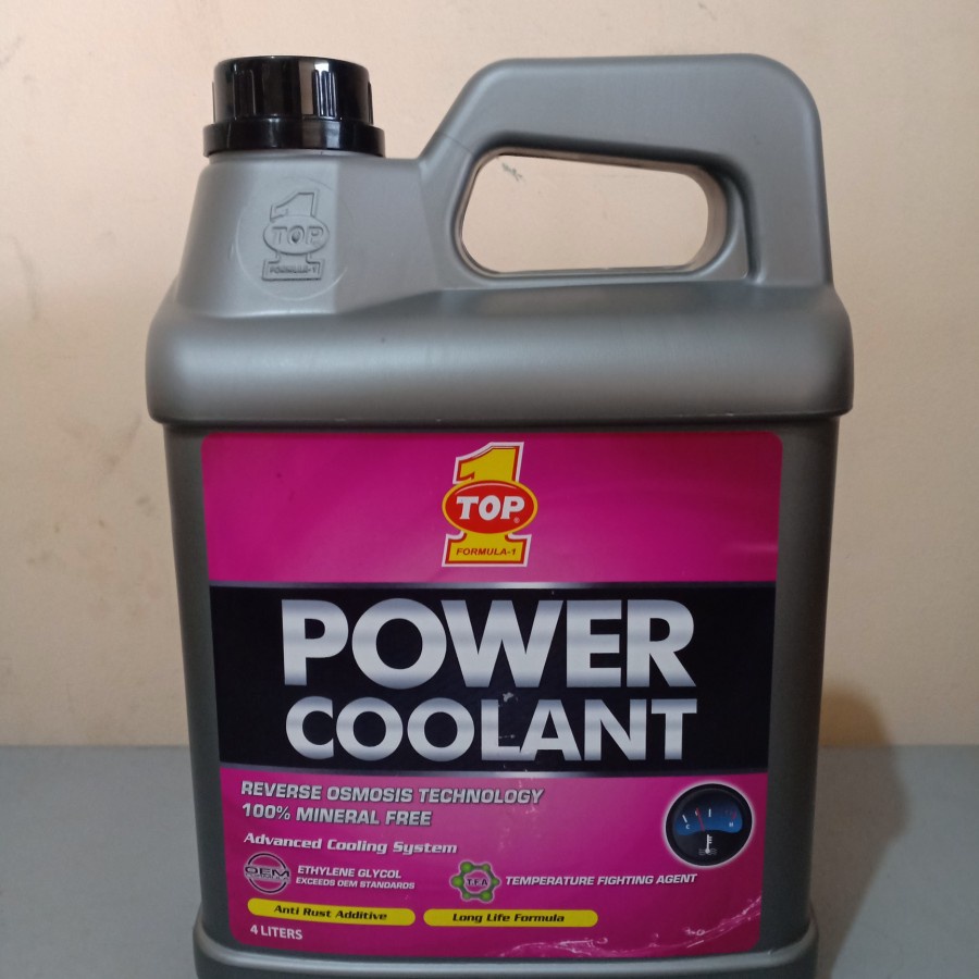 Jual Air Radiator / Coolant Merah 4000Ml / 4 Liter Merk Top 1 | Shopee Indonesia