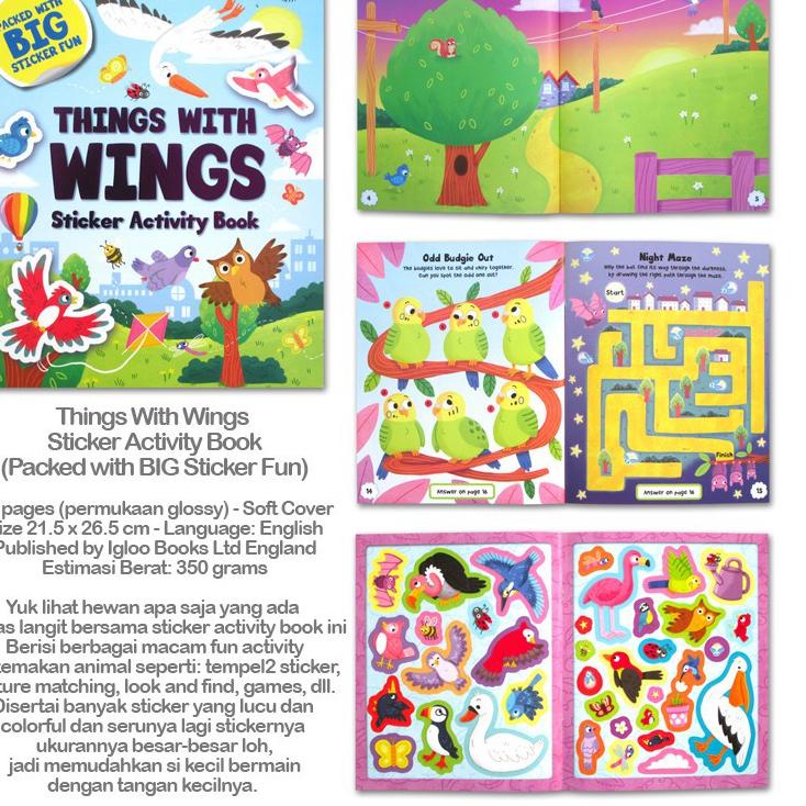 Jual Sticker Activity Book with Big Stickers On the Farm Under the Sea ...