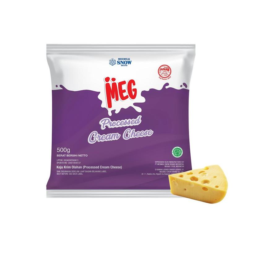 Jual ジ Meg Processed Cream Cheese 500 gr Terjangkau | Shopee Indonesia