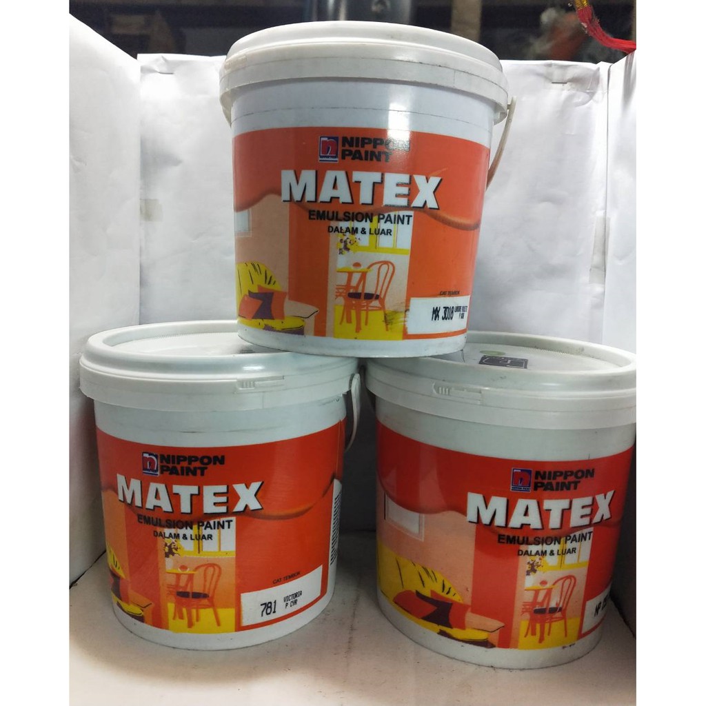 Jual Cat Dinding / Tembok MATEX Nippon Paint 1 Kg Berbagai Pilhan Warna ...
