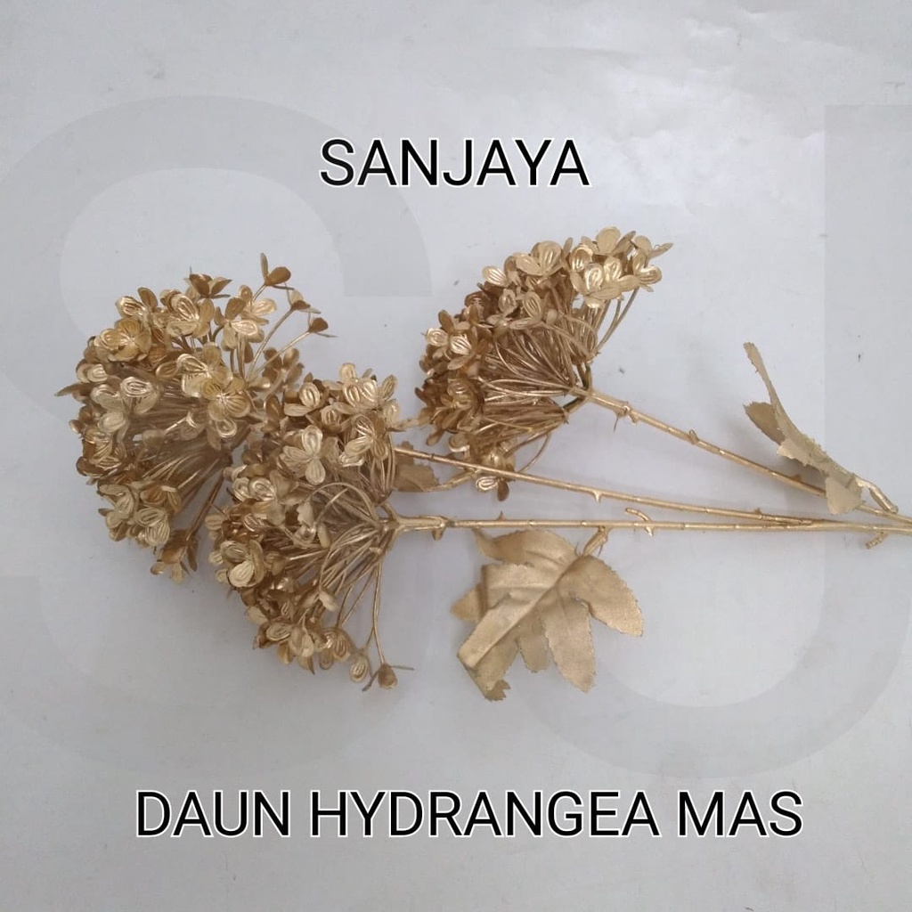 Jual HIASAN DAUN GOLD / DAUN PALSU EMAS / DAUN HIAS PLASTIK MAS / DAUN ...