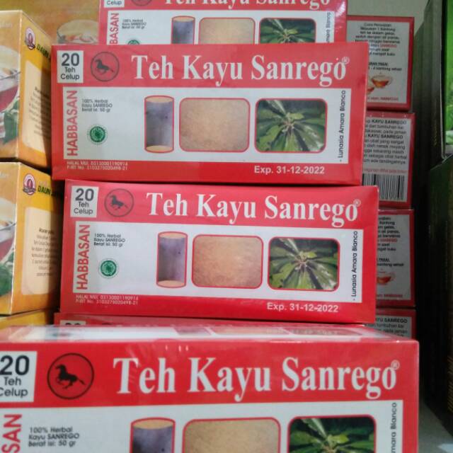 Jual Teh celup sanrego 20 sachet/Teh kayu sanrego | Shopee Indonesia