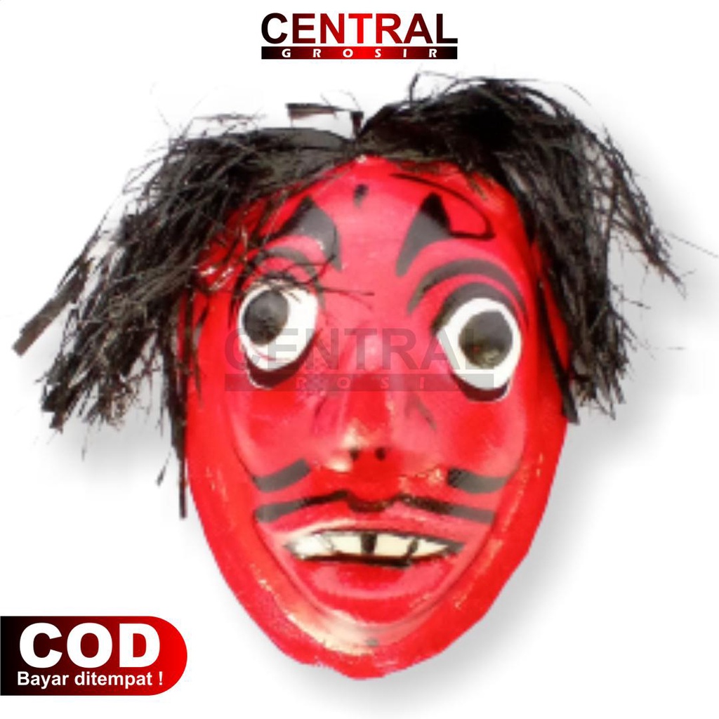 Jual Action figur topeng pentul merah | Topeng jaranan | topeng ...
