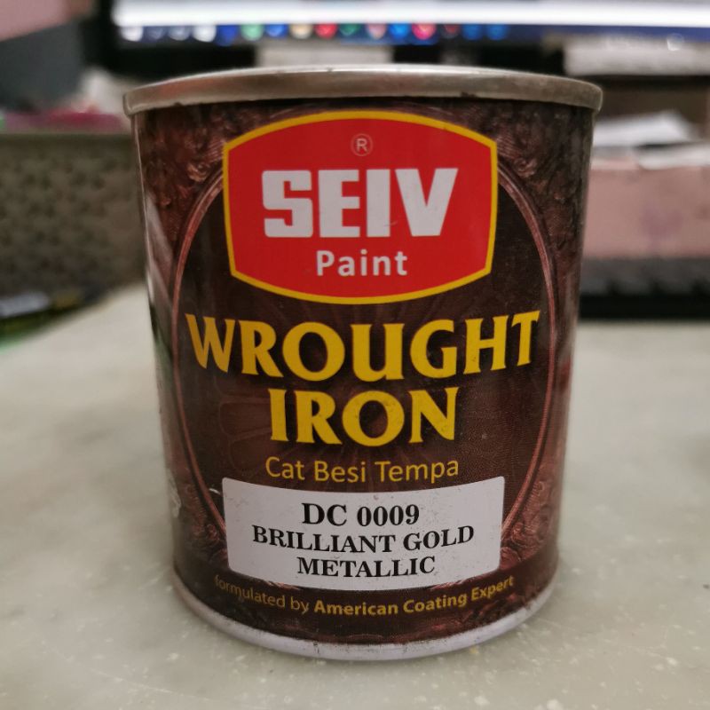 Jual CAT BESI TEMPAT SEIV EMAS GOLD BRILLIANT GOLD METTALIC 250 ML ...