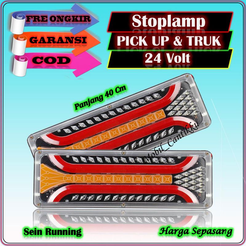 Jual Lampu Rem Variasi Led Stoplamp Stop lamp Mobil Truck Truk Fuso ...