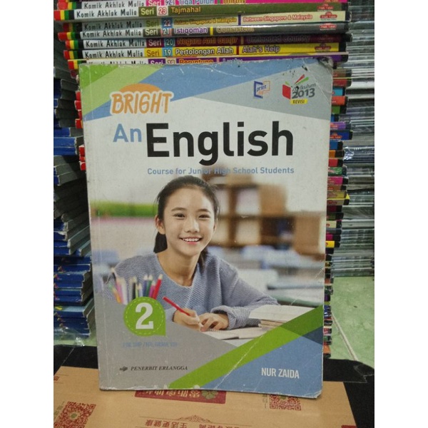 Jual BUKU BEKAS BRIGHT An English Course For Junior High School