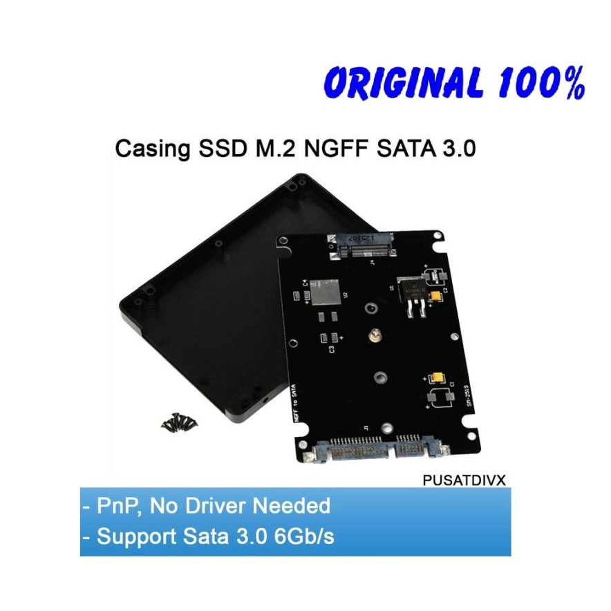 Jual Casing SSD M.2 NGFF SATA 3.0 6gbps 2.5 inch ENCLOSURE ADAPTER M2 ...