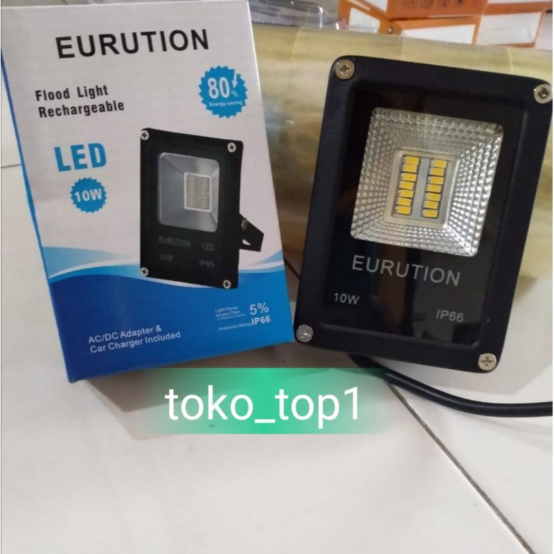 Jual lampu sorot tipis led SMD 10w outdoor tembak/ flood light/ kap sorot led | Shopee Indonesia