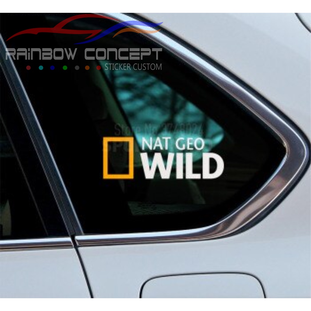 Jual stiker nat geo wild cutting sticker universal | Shopee Indonesia