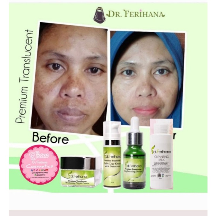 Jual Promo dr Ferihana | PAKET BUNDLING PREMIUM TRANSLUCENT | Sarasdrferihanacosmetics | Shopee ...