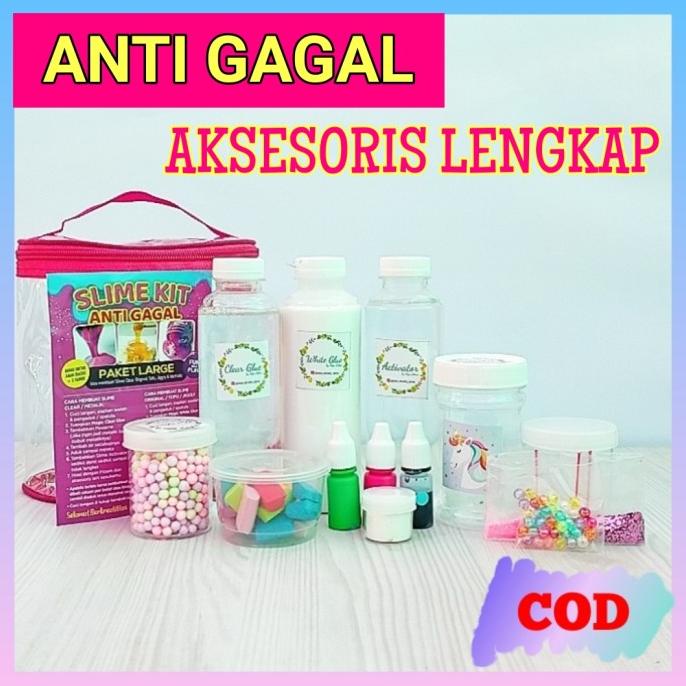 Jual Slime Kit LENGKAP/ISI BANYAK/DIY Slime /Bahan Slime/Slime Kit ...