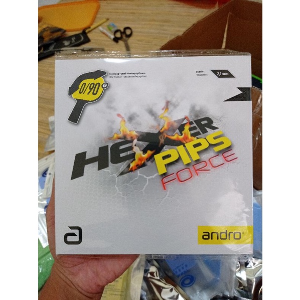 Jual KARET TENIS MEJA BINTIK ANDRO HEXER PIPS FORCE ORIGINAL | Shopee Indonesia