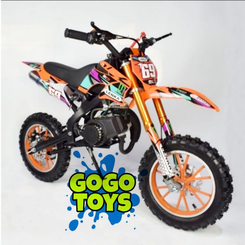 Jual MAINAN ANAK LAKI LAKI PEREMPUAN MOTOR TRAIL MINI BENSIN 50CC 2T ...