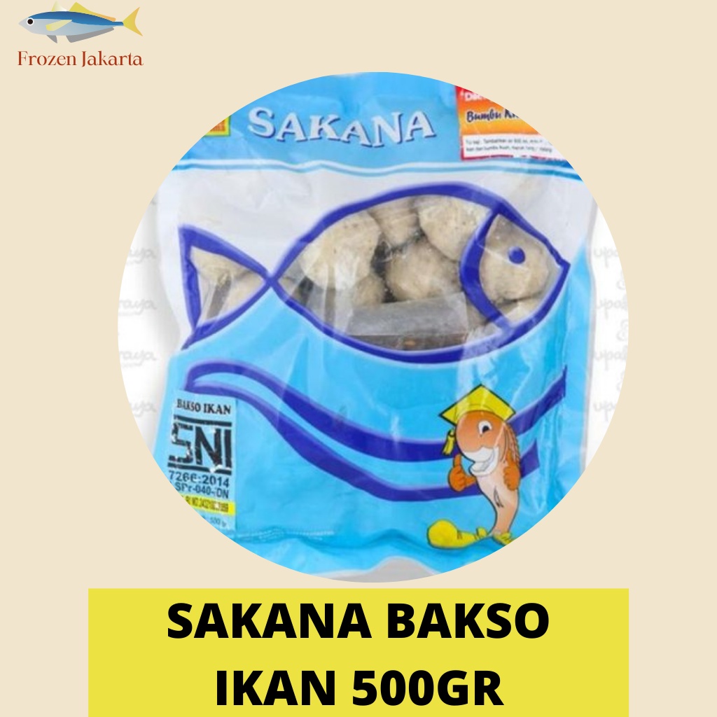 Jual SAKANA Bakso Ikan Super 500gr + Bumbu Sakana Food Halal Tanpa Pengawet FROZEN JAKARTA ...