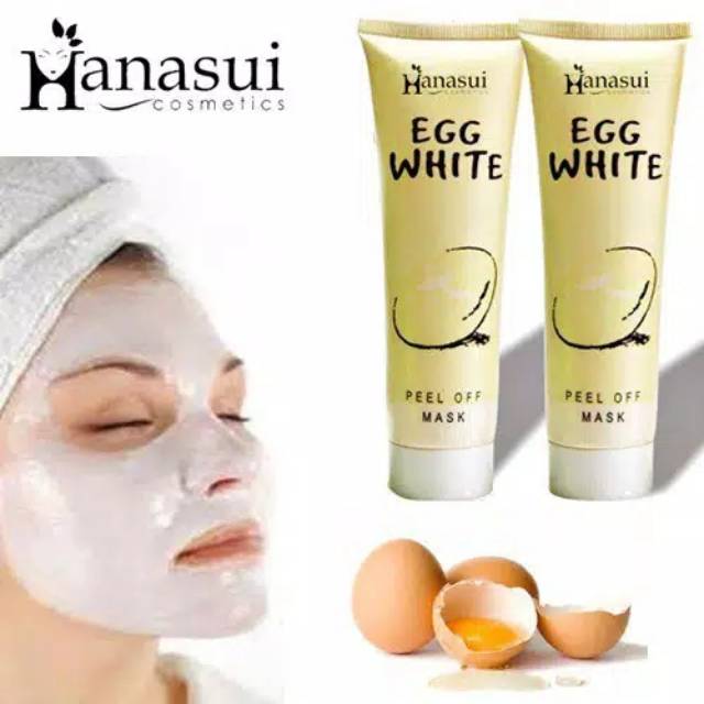 Jual MASKER EGG WHITE HANASUI | Shopee Indonesia