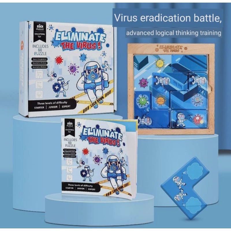 Jual PUZZLE ELIMIMATE VIRUS (READY) | Shopee Indonesia