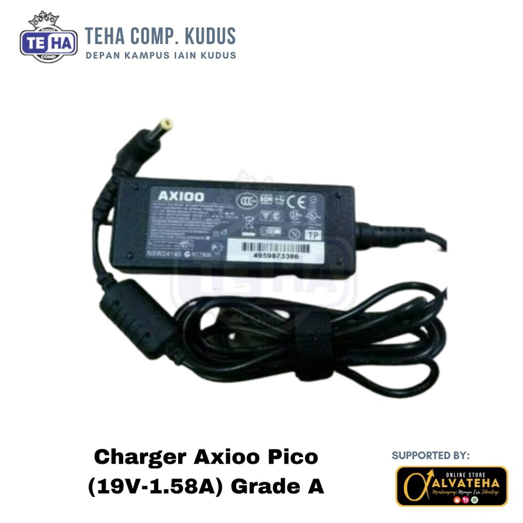 Jual Charger Laptop AXIOO Pico 19V 1.58A Adaptor Axioo Pico PJM CJM ...