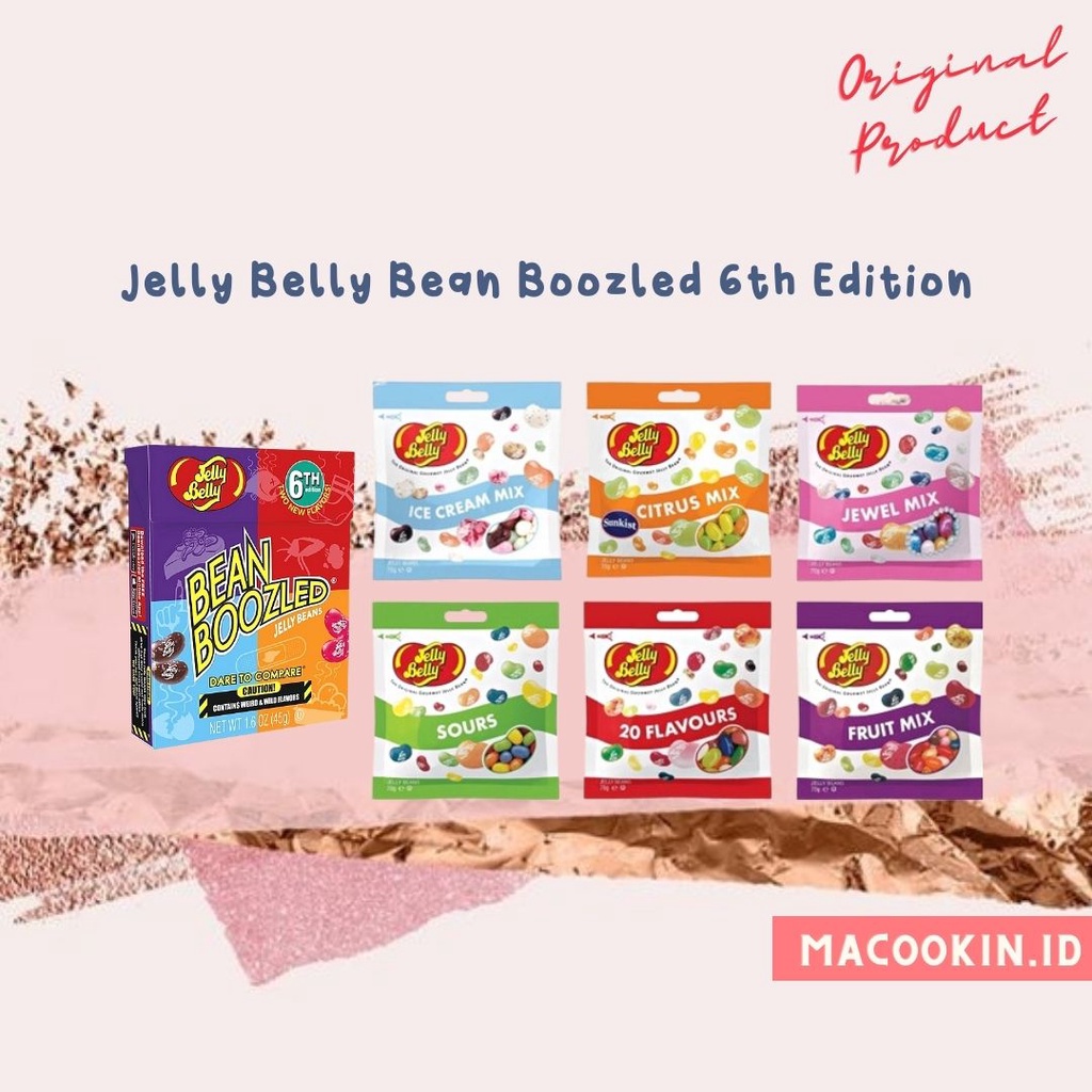 Jual Bean Boozled 6th Edition 45gr Original Permen Jelly Belly Candy ...