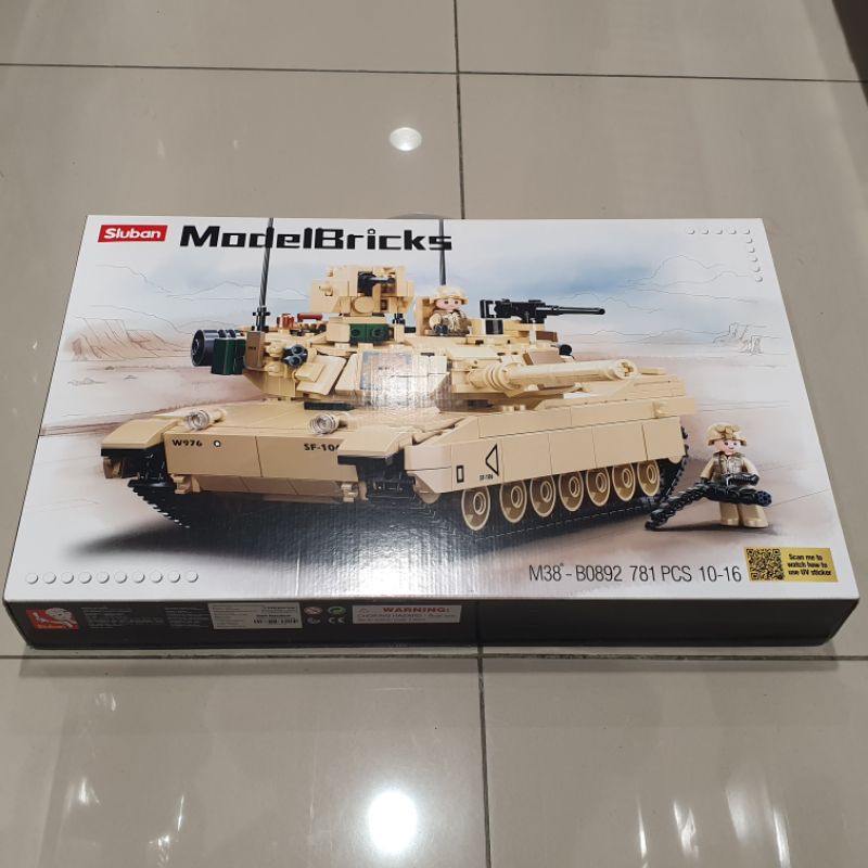 Jual sluban model bricks M38-B0892 M1A2 SEP V2 Abrams tank 781pc ...
