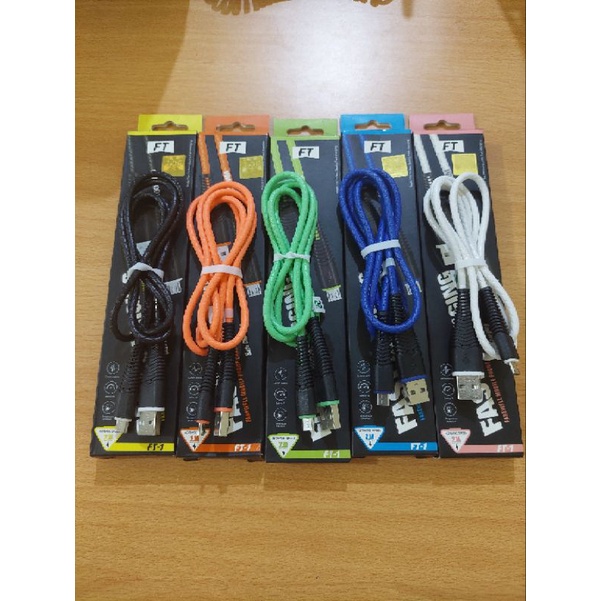 Jual Kabel Data FT01 / Micro / Type C - Super Solid Matrial Meta ...