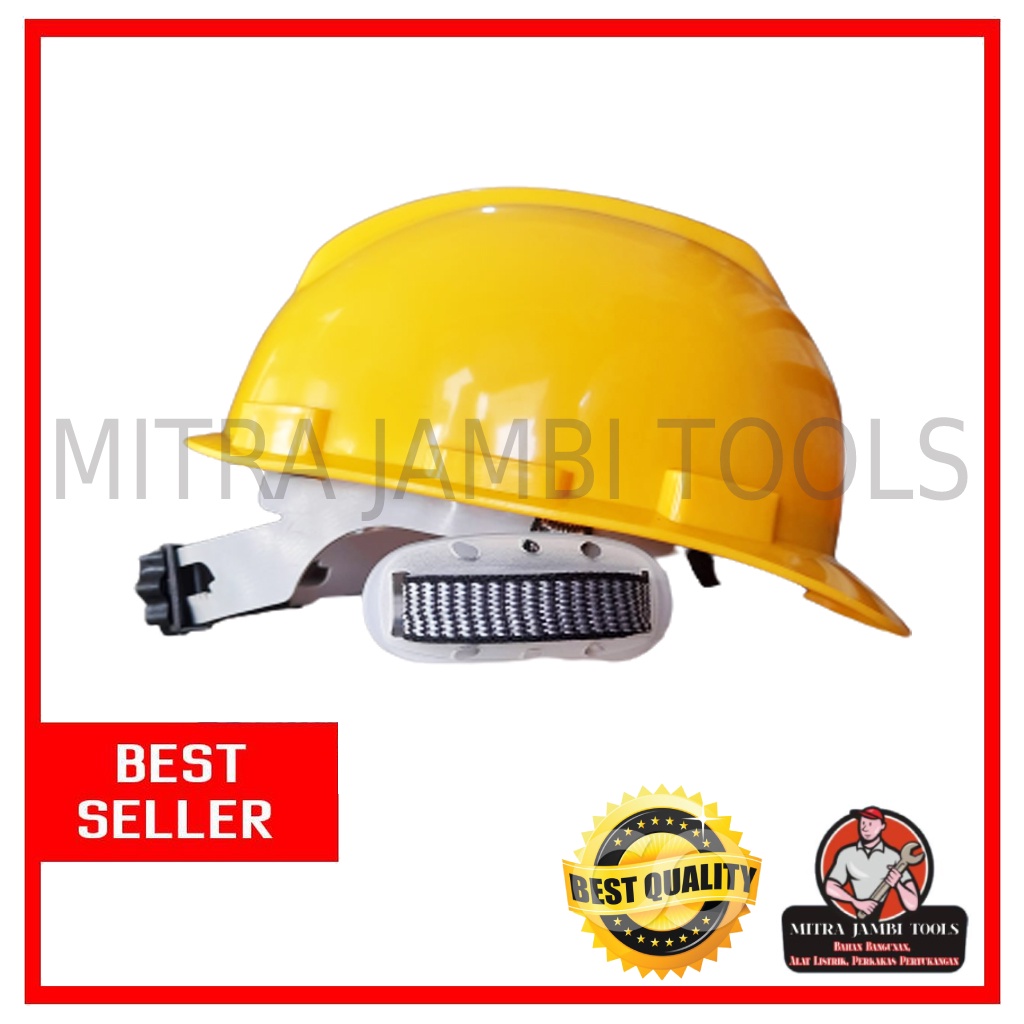 Jual HELM PROYEK KUNING / SAFETY HELMET PUTIH ALL SIZE / TOPI PROYEK ...