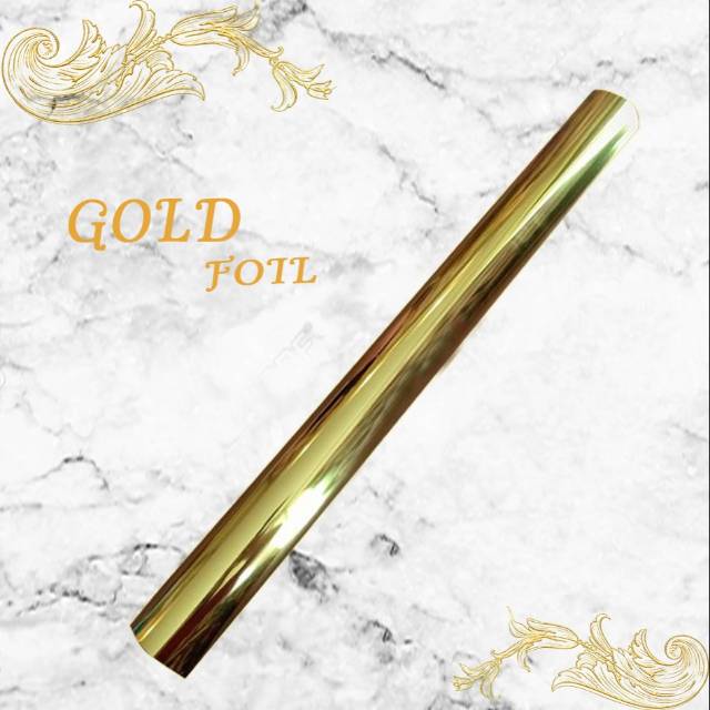 Jual Foil Emas/Polymas/Gold Foil/poli emas/polimas | Shopee Indonesia