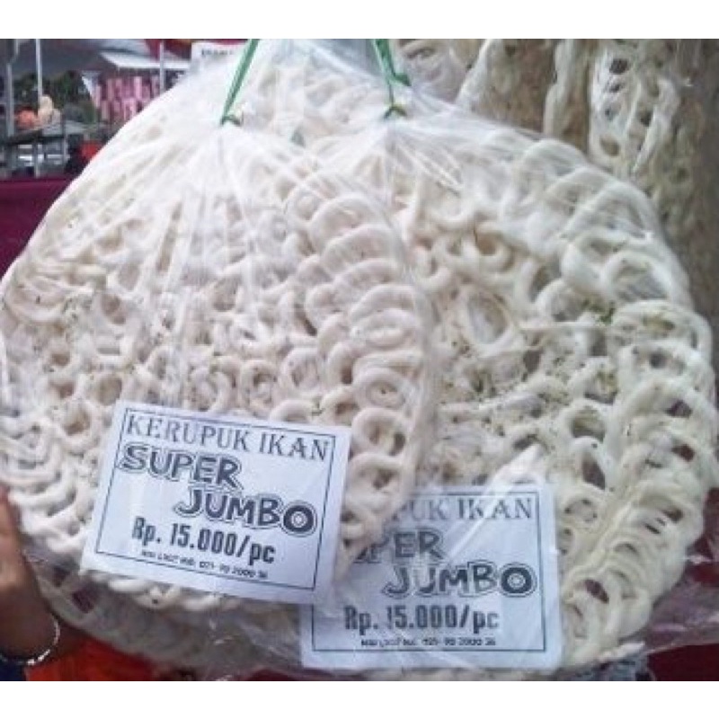 Jual Kerupuk Palembang Jumbo Asli Paket isi 5 | Shopee Indonesia