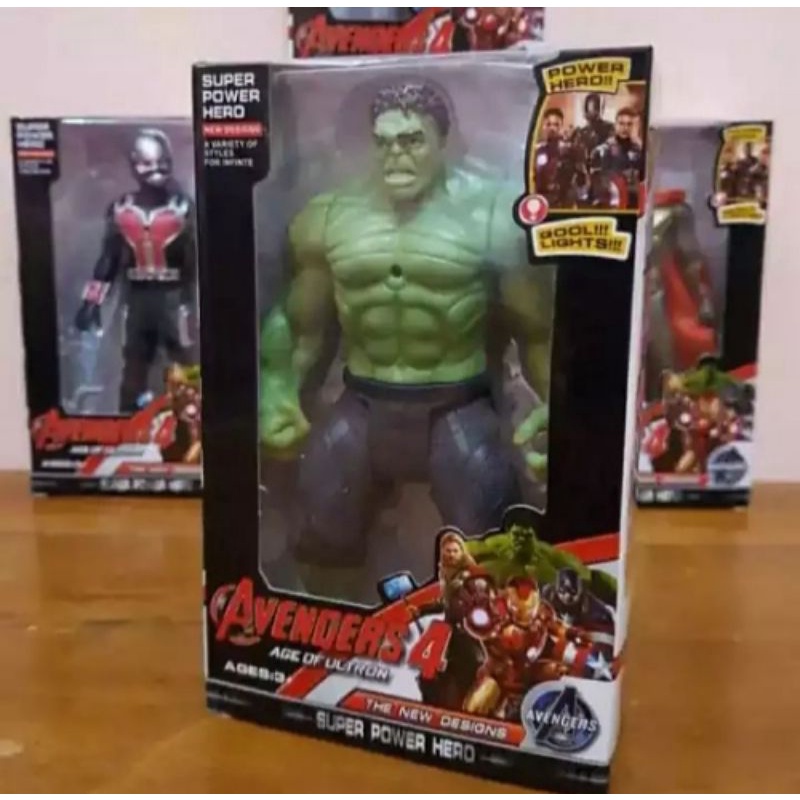 Jual MAINAN ROBOT HULK / IRON MAN / THOR / CAPTAIN AMERICA / ACTION ...