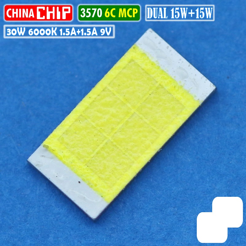 Jual Chip LED 3570 30W 6C Dual Putih Putih MCP Laser D2 BiLED RTD AES ...