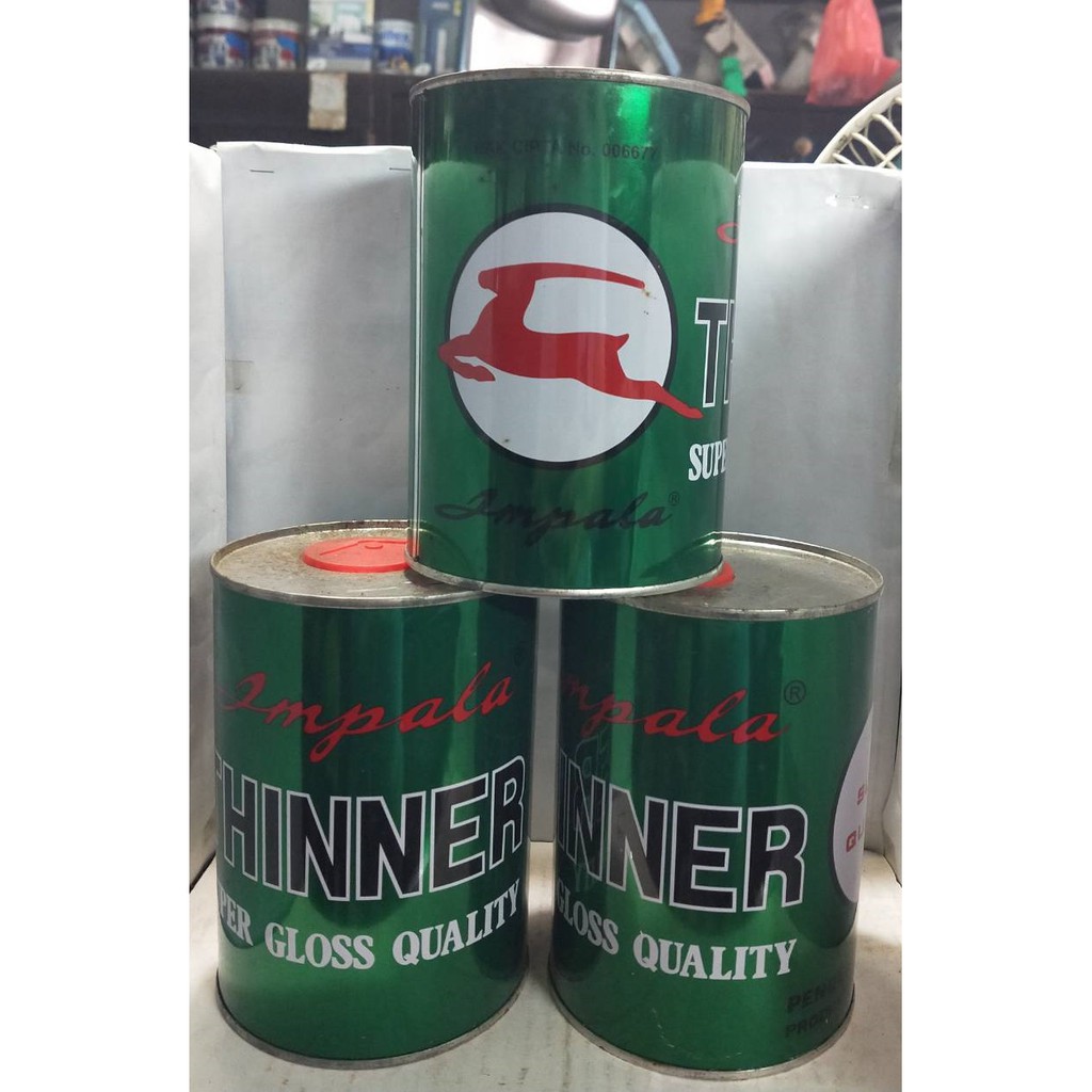 Jual THINNER IMPALA 1 LITER PENGENCER CAT DUCO IMPALA 1 LITER | Shopee ...