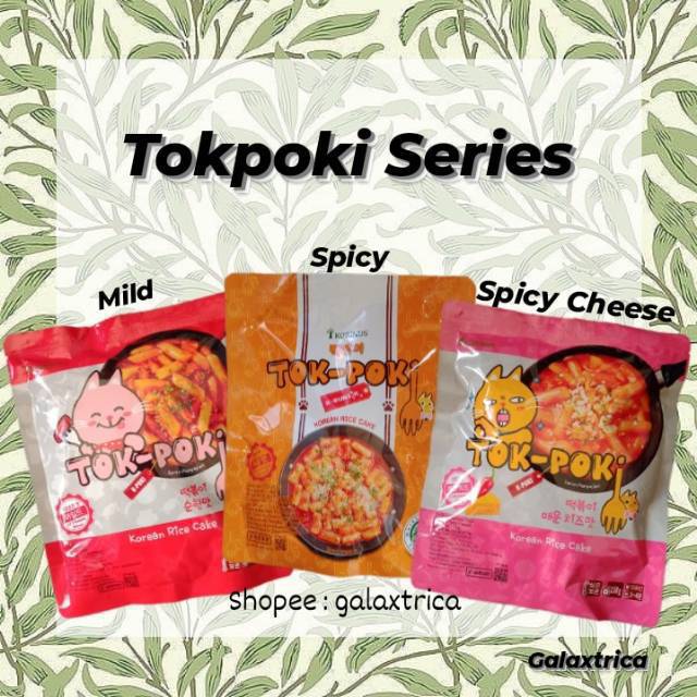 Jual Tokpoki Topokki Tteobokki Tok-poki Topoki Korinus Mild Cheese ...
