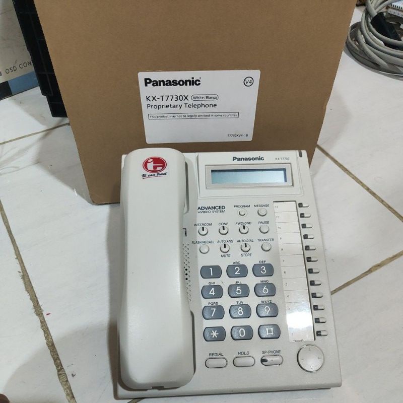 Jual Telepon Panasonic KX-T7730 khusus Pakai PABX Garansi 12bulan | Shopee Indonesia
