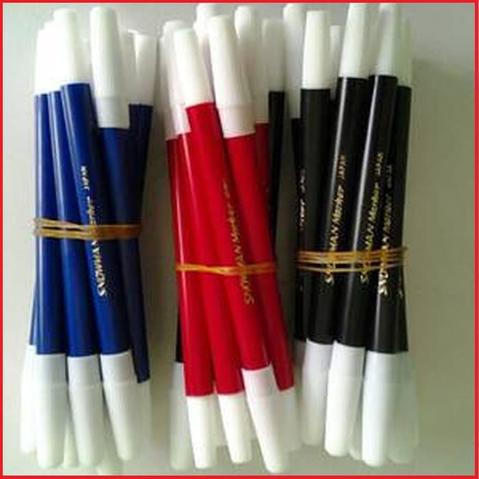 Jual spidol snowman kecil hitam merah biru ecer | Shopee Indonesia