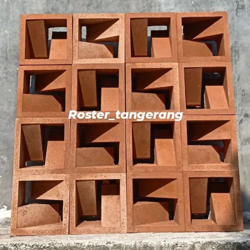 Jual Roster Z teracota 20x20 | Shopee Indonesia