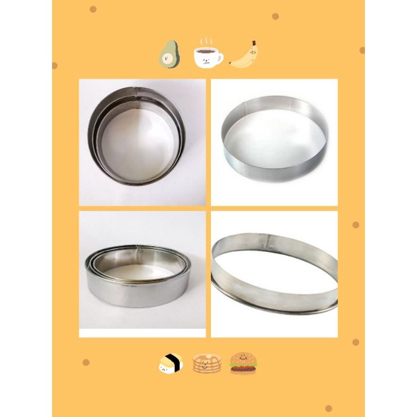Jual ring cutter bulat roti cetakan ring pemotong adonan roti bulat ...