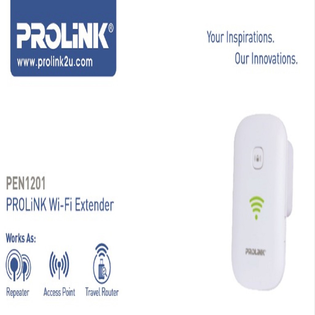 Jual PROLINK PEN1201 Wi-Fi Extender | Shopee Indonesia
