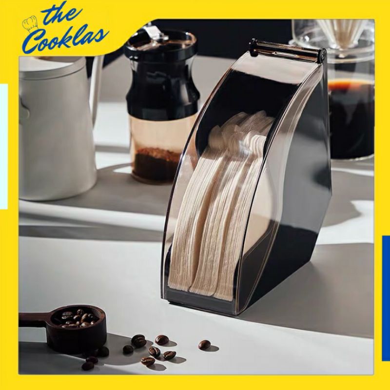 Jual V60 Coffee Paper Filter Holder Acrylic Tempat Kertas Kopi Storage ...