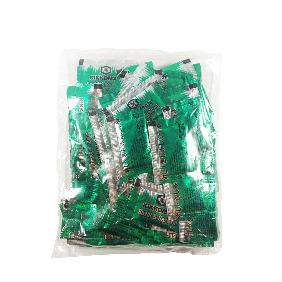 Jual Kikkoman Kecap Asin Jepang Sachet 3 ml Soy Sauce Sushi | Shopee ...