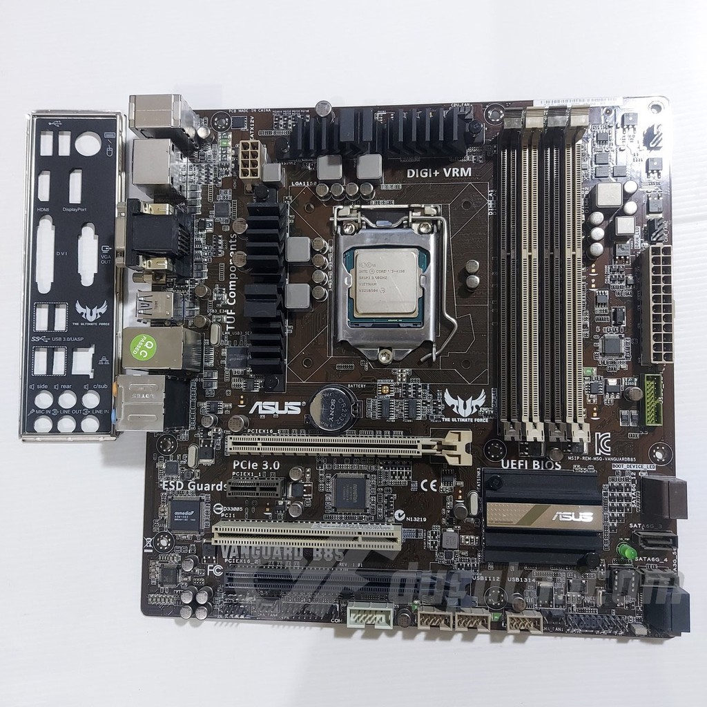 Jual Motherboard Asus B85 Vanguard dan Intel I5-4570 | Shopee Indonesia
