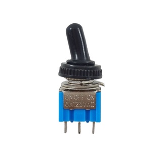 Jual Toggle Switch Mini 3 Pin On Off On MTS103 Saklar Togle Kecil Kaki ...