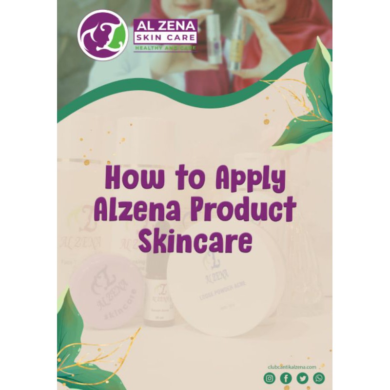 Jual CARA PEMAKAIAN PRODUK ALZENA | Shopee Indonesia