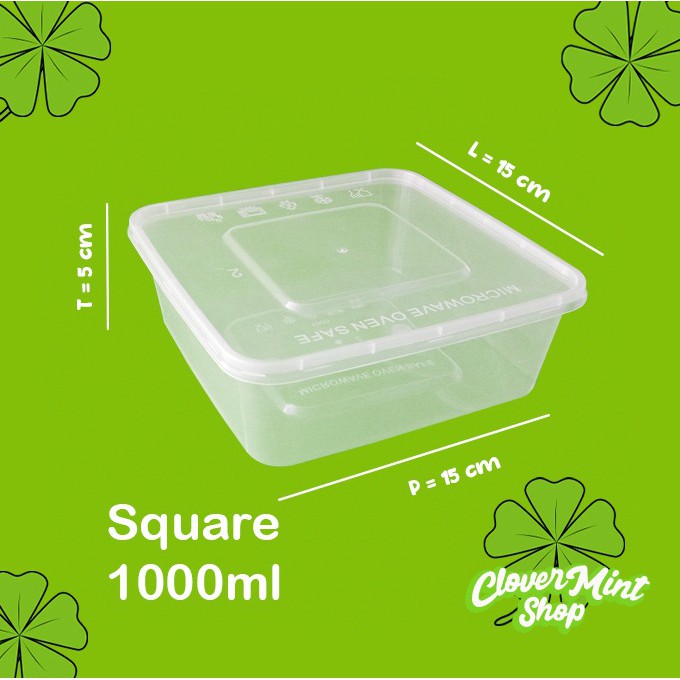 Jual KOTAK MAKAN PLASTIK 1000ML (25PCS)/TEMPAT MAKANAN/THINWALL/BOX ... Jual KOTAK MAKAN PLASTIK 1000ML (25PCS)/TEMPAT MAKANAN/THINWALL/BOX ...