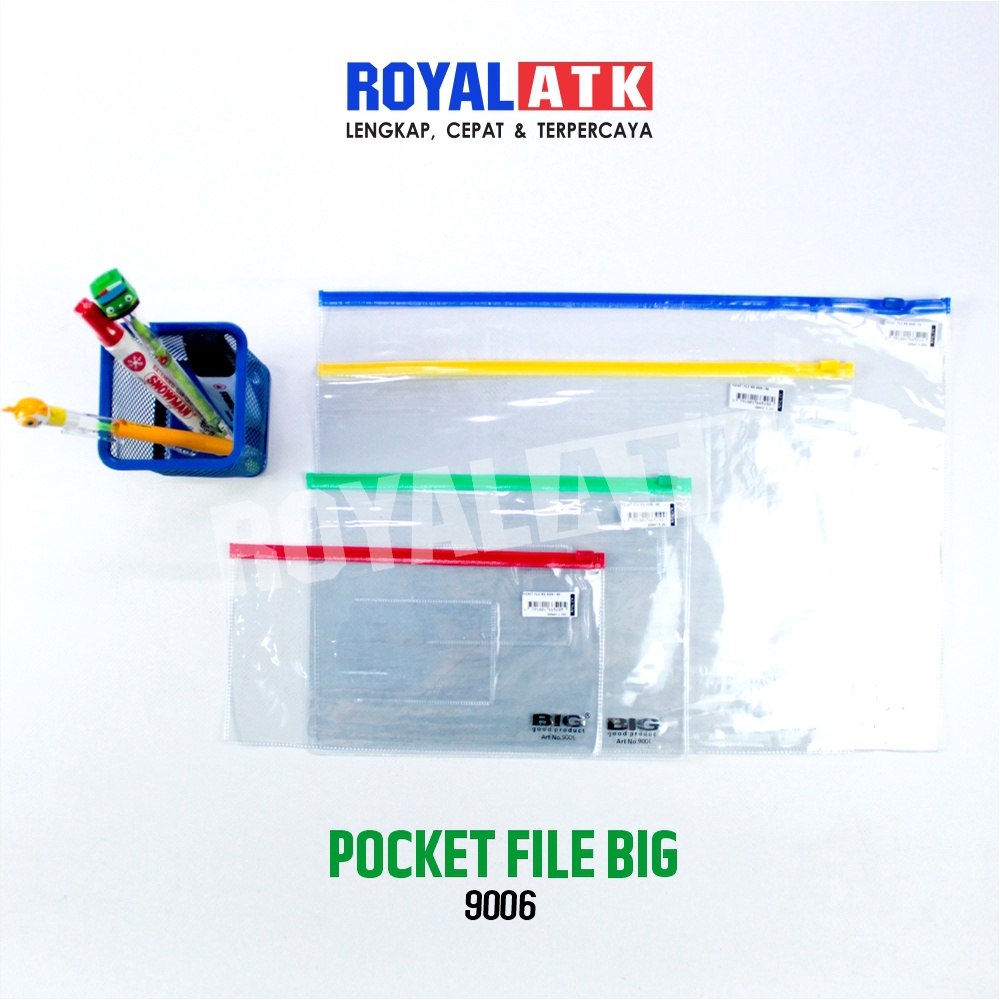 Jual Pocket File / Map File / Map / Zipper / Map Resleting BIG 9006 ...