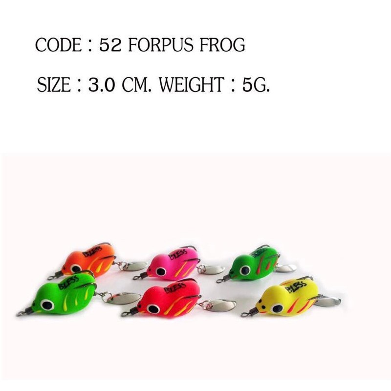 Jual Bless Forpus Frog 30/Umpan UL Gabus/Soft Frog Thailand | Shopee ...
